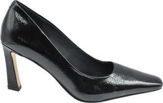 Michael Kors Hohe Schuhe - Black Pointed Toe Pumps With Metallic Detail - Gr. 7_5 - in Schwarz - f&uuml;r Damen