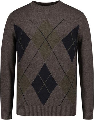 Bugatti Herren Pullover braun Wolle