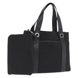 Bulgari Pre-owned Canvas Tote Bag - - Pre-owned - Damen - Schwarzk - ONE SIZE