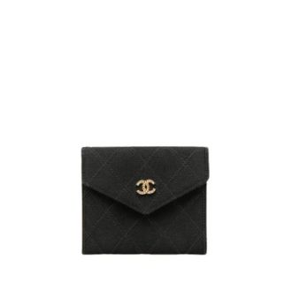Chanel Porte-monnaie Pre-owned - Femme - Pre-owned - Noir - Taille: ONE Size