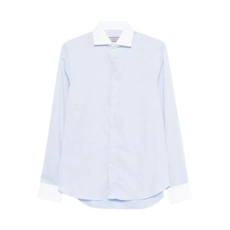 Canali Herren, Shirts, Blau, MGr&ouml;&szlig;e
