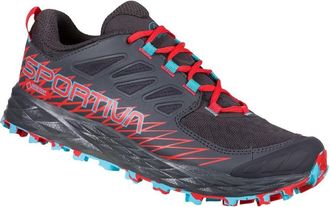La Sportiva La Sportiva Lycan GTX, Trail Laufschuhe für Damen, Karbongrau, Hibiskus, 41.5 EU