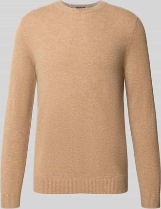 Christian Berg Kaschmirpullover mit gerippten Abschl&uuml;ssen