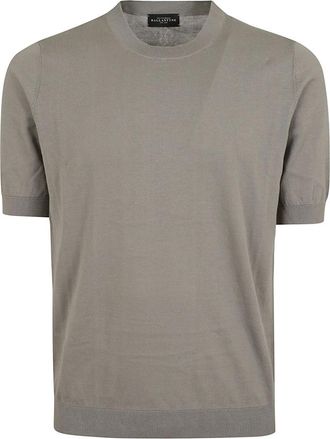 Ballantyne Homme, Pulls, Gris, Taille: 2XL T-Shirt Col Rond