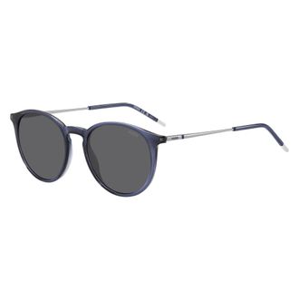 HUGO BOSS Homme, Accessoires, Bleu, Taille: 51 MM Lunettes de soleil bleu argent/gris