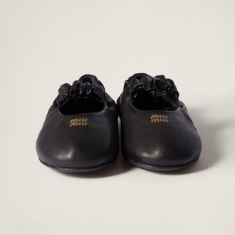 Miu Miu Ballet Flat - Black