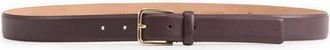 Saison 1865 Ceinture unie en cuir de vachette