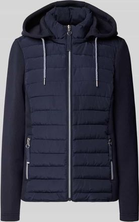 Christian Berg Steppjacke mit Kapuze und Rei&szlig;verschlusstaschen
