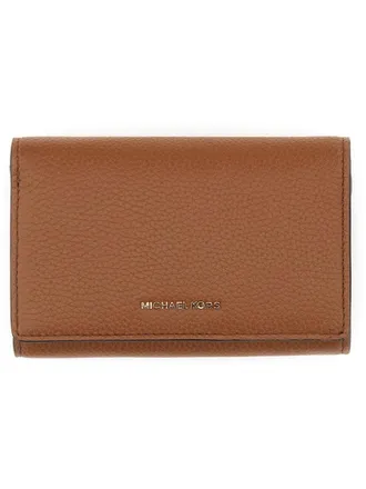 Michael Michael Kors Leather Wallet - Beige
