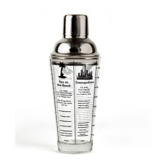 Kikkerland BA22 Cocktail Shaker Mix Master 16 Oz