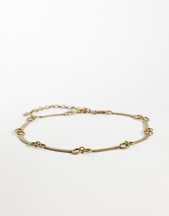 Levi's Franchesca Ketteng&uuml;rtel in Gold-Schwarz