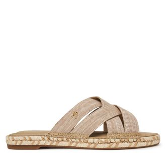 Tommy Hilfiger Espadrilles Tommy Hilfiger Chambray Espadrille Mule FW0FW08501 Beige