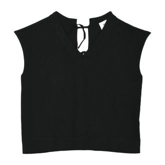Alpha Studio Femme, Tops, Noir, Taille: 36 FR Gilet en Maille