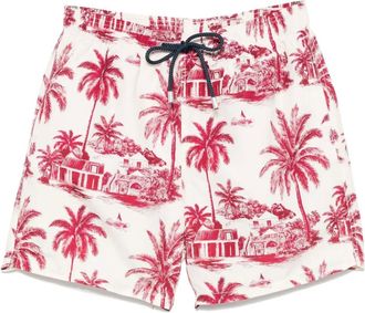 MC2 Saint Barth x Rick Dick short de bain Gustavia - Tons neutres