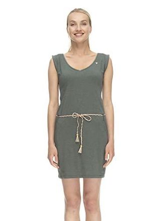 Ragwear Slavka Streetwear Robe pour femme 100 % v&eacute;g&eacute;talien, Vert fonc&eacute; 2311_5021, M