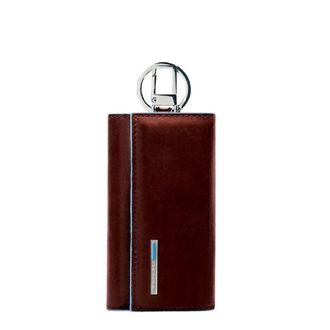 Piquadro unisex, Accessoires, Brun, Taille: ONE Size Porte-cl&eacute;s marron avec mousqueton