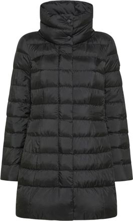Peuterey Gesteppte Damen Daunenjacke mit hohem Kragen - - Coats - Damen - Schwarzk - 2XL