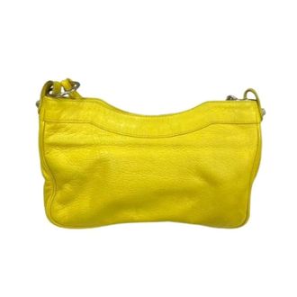 Balenciaga Pre-owned Giant Hip Calfskin Shoulder Bag - Femme - Pre-owned - Jaune - Taille: ONE Size