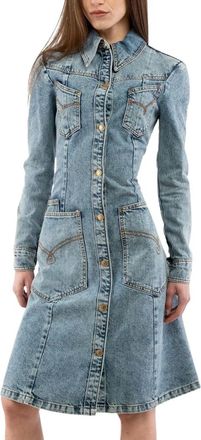 Moschino Femme, Robes, Bleu, Taille: 40 FR Robes