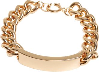 Urban Classics Plate Bracelet, gold, L/XL