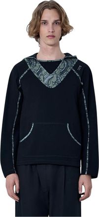 Kiko Kostadinov Kiko Kostadinov, Homme, Sweatshirts et sweats &agrave; capuche, Noir, Taille: S Gizi Hooded Top