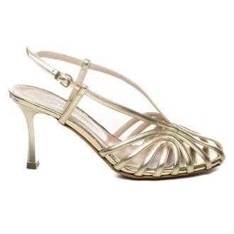 Albano Femme, Chaussures, Jaune, Taille: 36 EU Sandale Soft-Platino