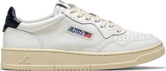 Autry Homme, Chaussures, Blanc, Taille: 41 EU Medalist Low Leather Baskets
