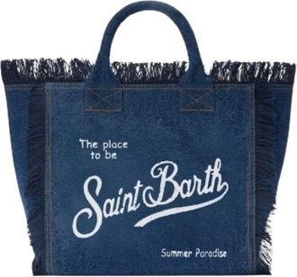 Saint Barth Femme, Sacs, Bleu, Taille: ONE Size Borsa Donna Saint Barth