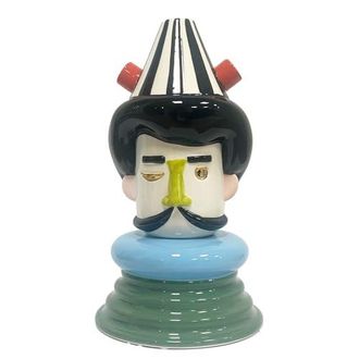 Kare Design Design Deko Vase Puppet Boy, Blumenvase, Tischvase, bunt, Artikelhöhe 36cm