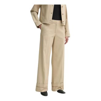 Sams&oslash;e & Sams&oslash;e Saesmella Weite Hose - - Trousers - Damen - Beige - L
