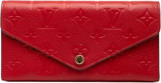 Louis Vuitton portefeuille monogrammé Empreinte Portefeuille Josephine (2017) - Rouge