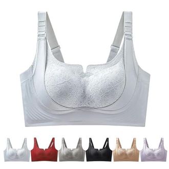 Generic Soutien-gorge gainant sur mesure de la poitrine, soutien-gorge push-up confortable sans fil, couverture compl&egrave;te, soutien-gorge push-up sans couture p