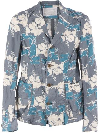 Kolor blazer floral - Gris