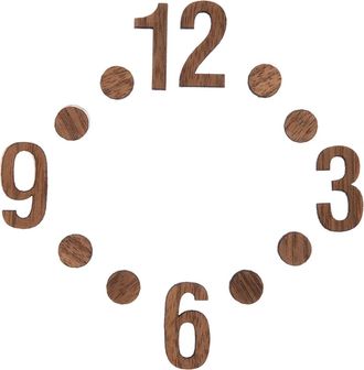 BESPORTBLE Holzmaterial Uhrenziffern DIY Ersatz Zahlen Für Wanduhr Heimwerker Vorhaben Heimdekoration Ziffernblatt Reparatur