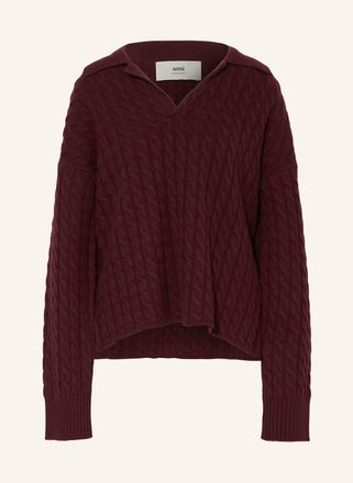 Ami Ami Paris Strick-Poloshirt Matis rot