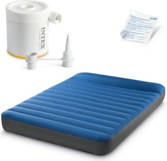 Intex TruAire Dura-Beam Full Camping Matratze Blau, Grau 64012 Belastbarkeit (Gewicht) (max.) 272 kg - Intex