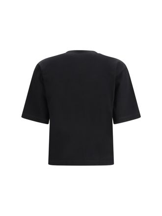 Off-white Womens T-Shirt Made On Earth Black-White Cotton T-Shirts & Jerseys Black/white