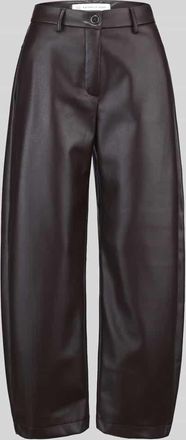 Raffaello Rossi Regular Fit Leder- / Kunstlederhose mit Label-Detail Modell PHIBI