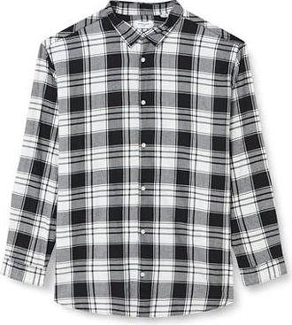 Jack & Jones JACK&JONES PLUS Jorjoshua Check Shirt Ls Pls Chemise de Loisirs, Cloud Dancer, 4XL Homme