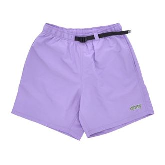 Obey Lila Blumen Web Shorts - - Shorts - Herren - Lila - S