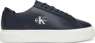 Calvin Klein Sneakers Basket Cupsole Laceup Lth Ml YM0YM01460 Dunkelblau