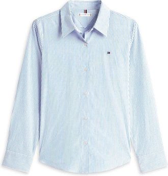 Tommy Hilfiger Damen Bluse aus Popeline