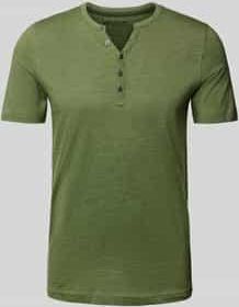 Mc Neal T-Shirt mit kurzer Knopfleiste