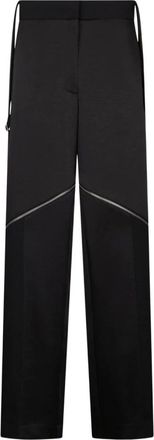 Liu Jo Femme, Pantalons, Noir, Taille: 40 FR Wide Pantalons