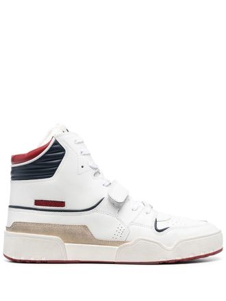 Isabel Marant Alseeh High-Top-Sneakers - Wei&szlig;