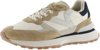 Victoria 1985 Basket Unisexe Rush Nylon & Pièces en Croûte De Cuir & Logo Rétro 8807104 pour Adulte Beige 42