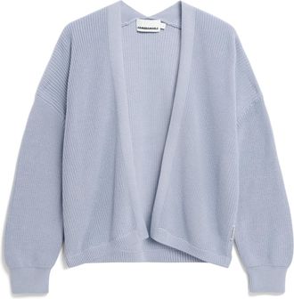 Armedangels Damen Strickjacke aus Bio-Baumwolle VILDAANAS Oversized Fit Misty Morning