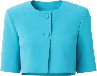 Pinko Pinko, Femme, Vestes, Bleu, Taille: 38 FR Veste Boutonn&eacute;e
