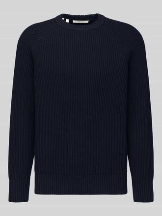 Selected Regular Fit Pullover aus reiner Baumwolle Modell BRAUN