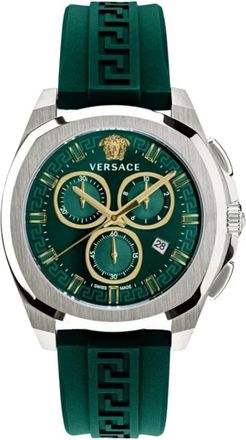 Versace Chronograph Chrono GEO - - Accessories - Herren - Gr&uuml;n - ONE SIZE